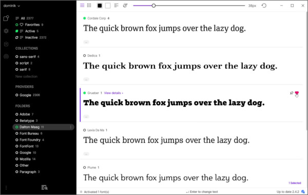 4 Free Font Manager For macOS, Windows and Linux