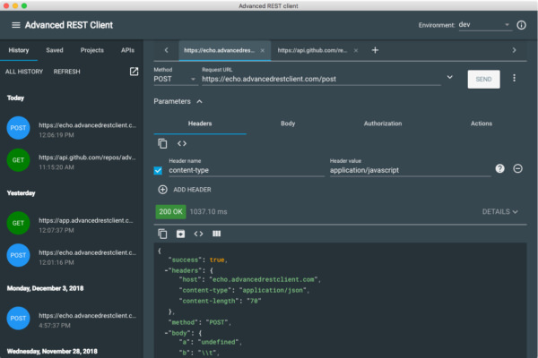 5 Open Source Api Rest Development Tools Postman Alternatives 7134