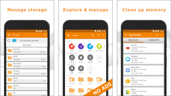 4 Free Android File Manager With No Ads Or In-App Purchase