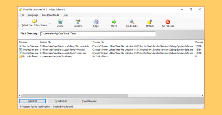 8 Free Files And Folder Unlocker - Delete Locked Undeletable Files