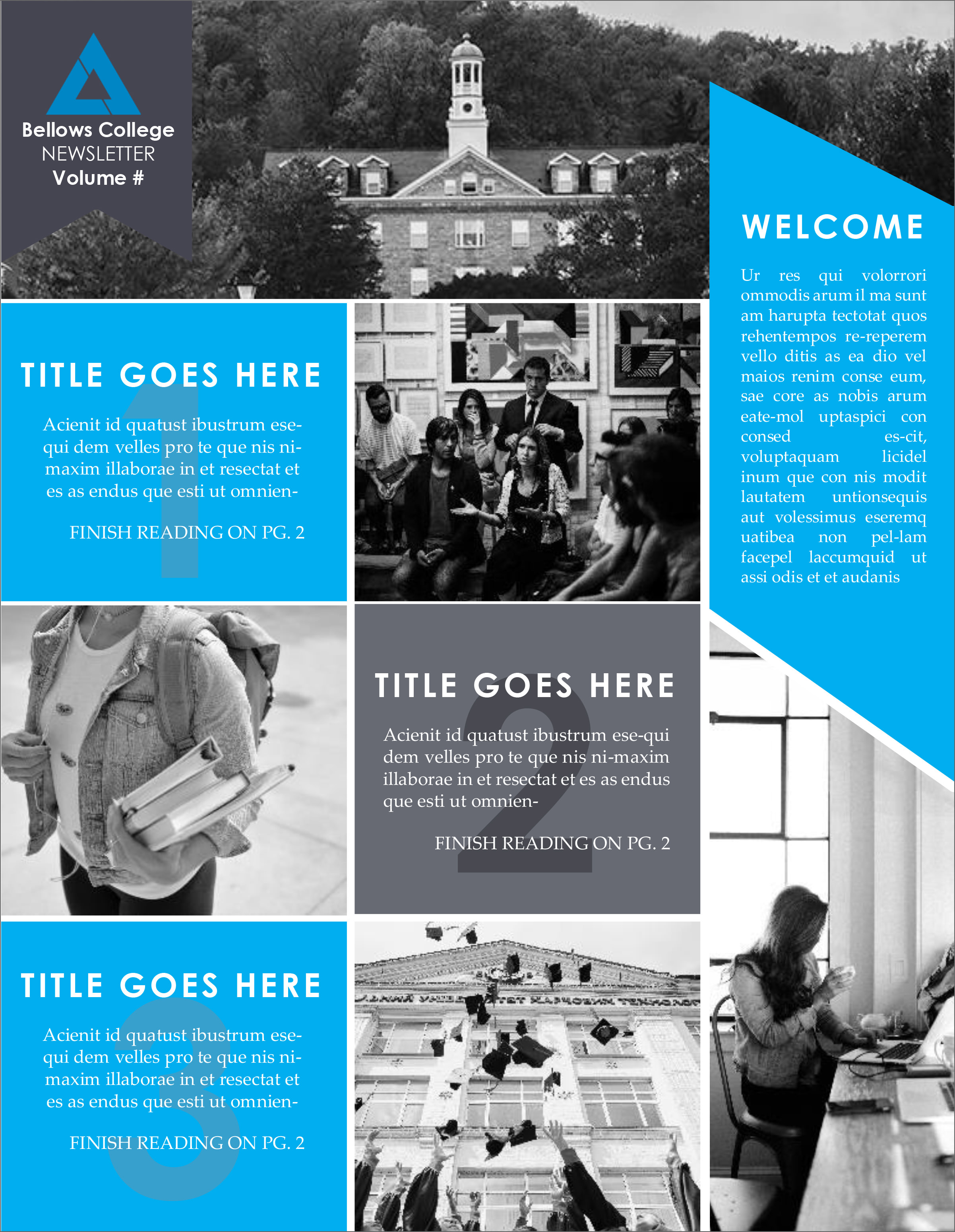 32 Free Printable A4 Newsletter Templates For School And Community 