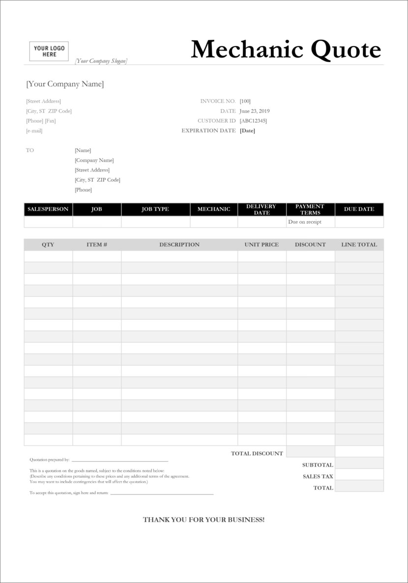 23 Free Templates For Price Estimations, Service Bids, And Sales Quotations