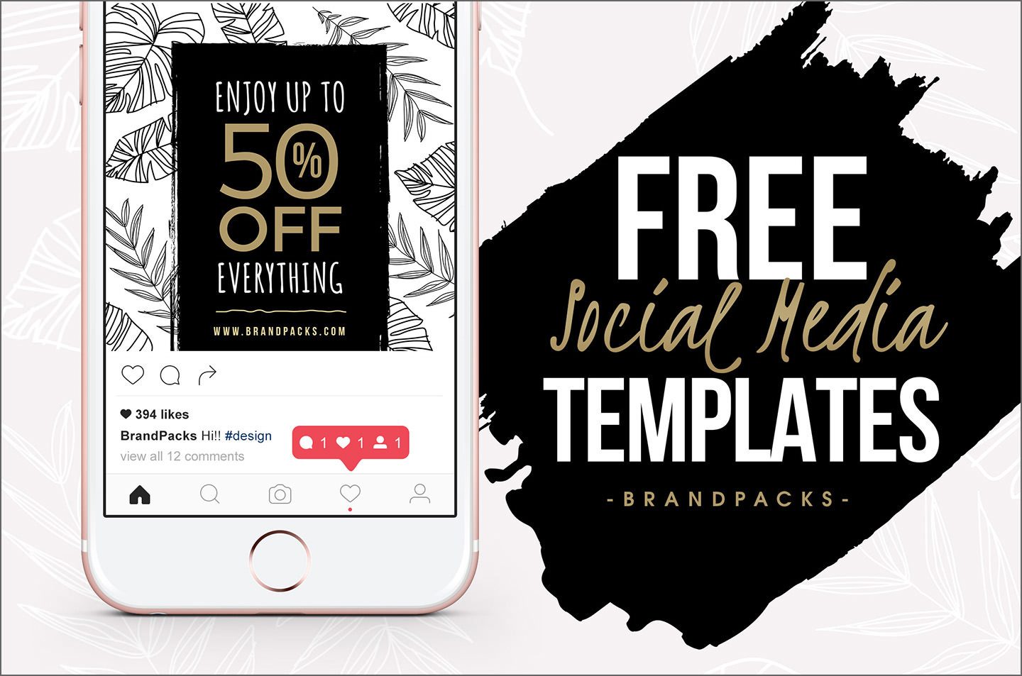 19 Free Instagram Square Templates For Social Media Influencers