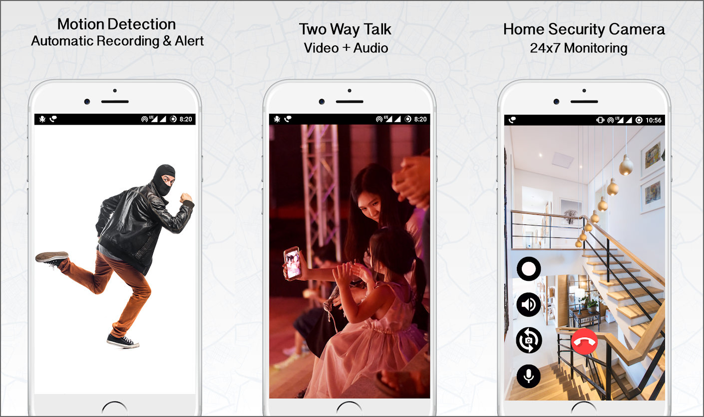 7 Free Apps - Turn Smartphones Into 24/7 Security Camera With Motion ...