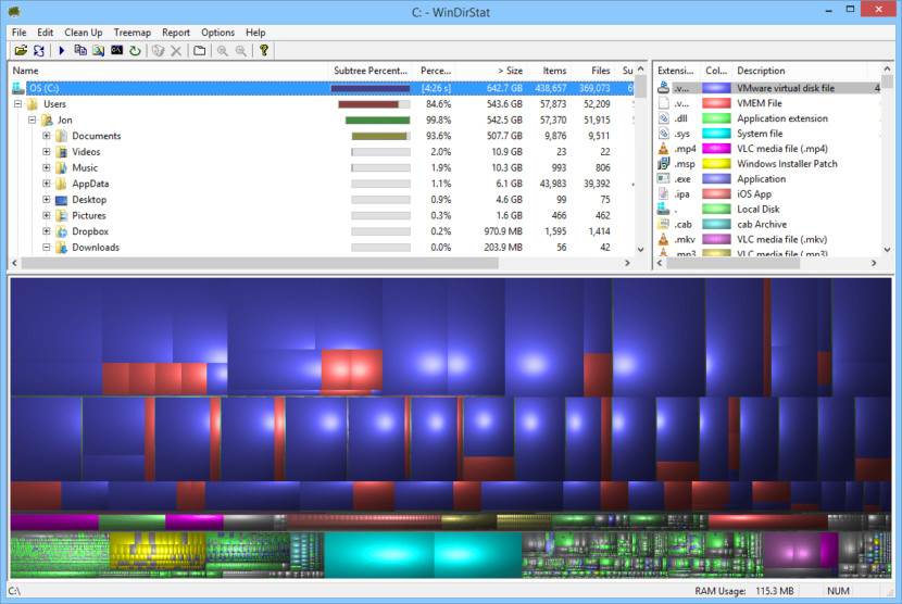 12 Free Disk Usage Analyzer Tools For PC, Network & NAS Storage