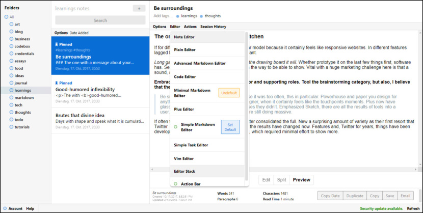 18 Free Note Taking Software For Windows - Evernote Alternatives