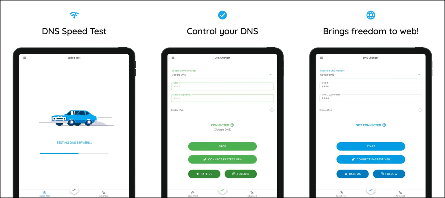 4 Apps To Change iPhone iPad DNS For 4G 5G Mobile Data Network