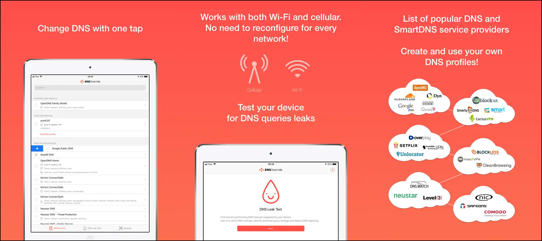 4 Apps To Change iPhone iPad DNS For 4G 5G Mobile Data Network