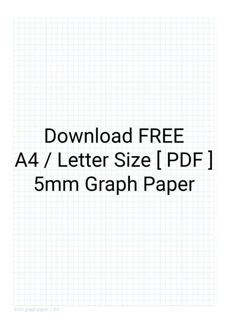 14 Free Printable Graph Paper Templates [ PDF ]