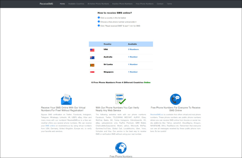 13 Websites To Receive Free SMS Via Virtual Numbers For Online OTP ...